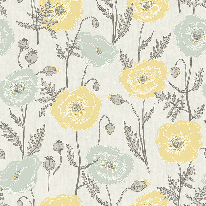 Poppy Field Peel and Stick Wallpaper – D. Marie Interiors