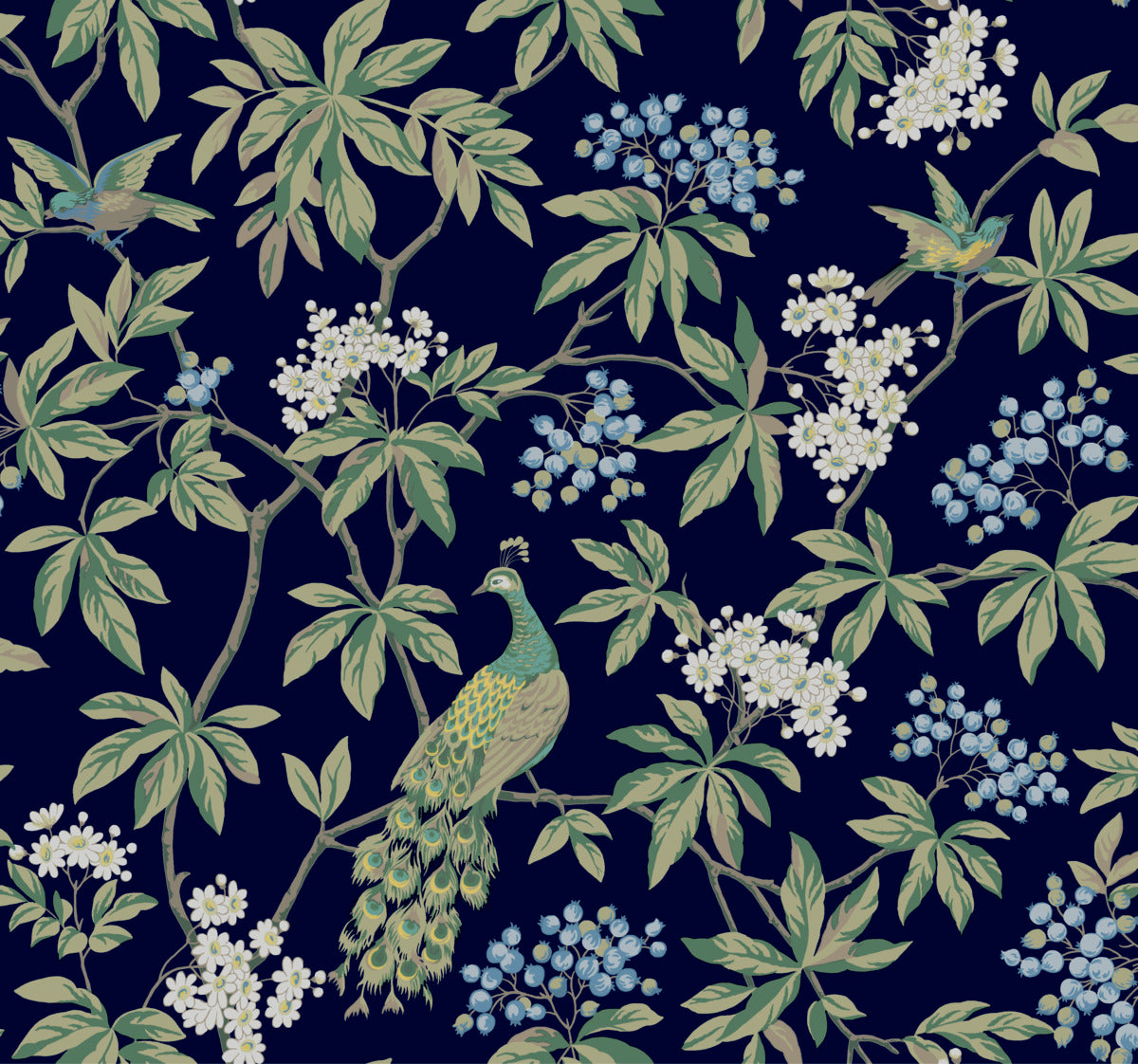 York Peacock Estate Wallpaper – D. Marie Interiors